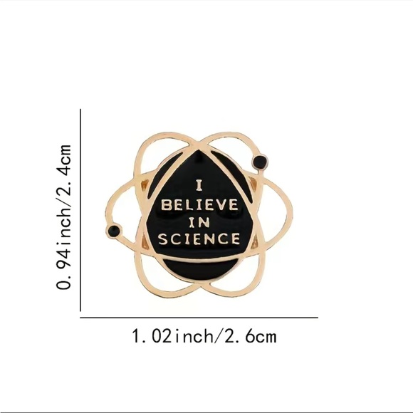 Jewelry | 54 I Believe In Science Alloy Pin | Poshmark
